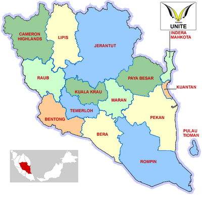 PAHANG UNITE: PETA DAERAH PAHANG