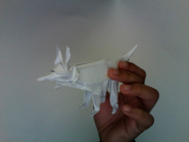 isaac's origami: ORIGAMI WEREWOLF