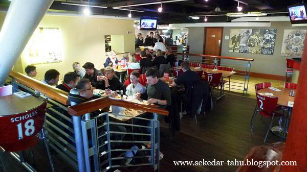 Red Cafe, Restoran mewah di stadion Old Trafford | Sekedar Tahu