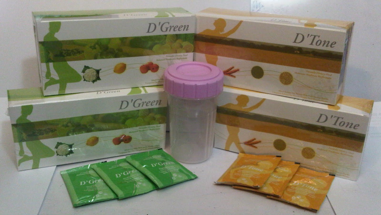 i-Sheila Health & Beauty Care: Set Lengkap D'Tone & D'Green