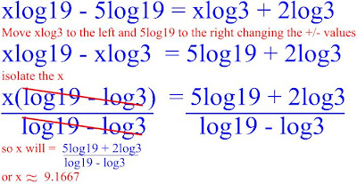 Pre-Cal 40S (Fall 2007): Scribe Post - Logs and Exponents