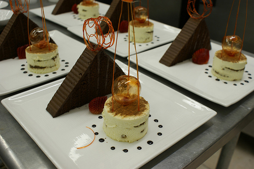 a designer + a contractor: elegant design + creative food = wild mango