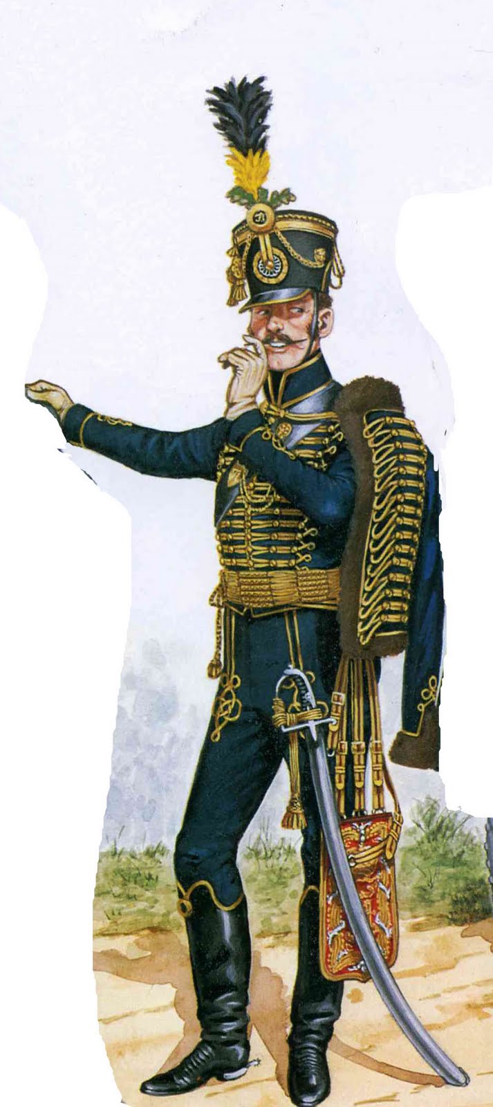 Hussar uniform | Austrian empire, Napoleonic wars, Military uniform
