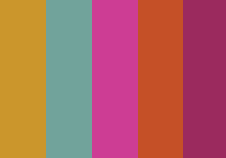 Design Practice James Page: 1960s and Retro Colour Palette
