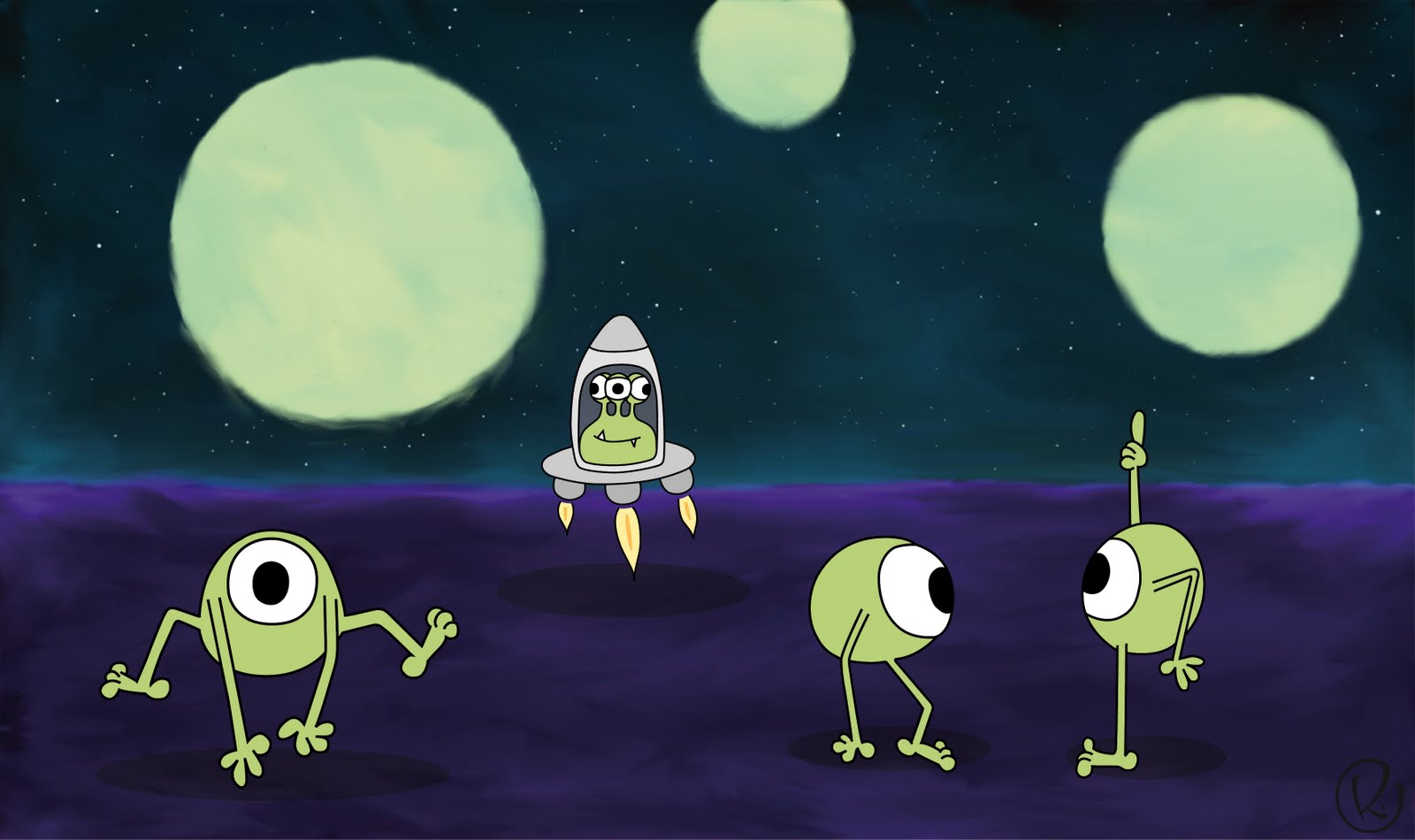 K. blog: Les martiens dans l'espace