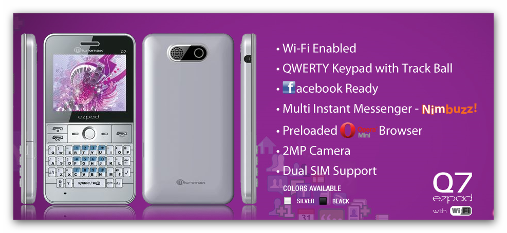 Genuine Softwares and Cool Tricks: Micromax Q7 Ezpad - WIFI Enabled Phone