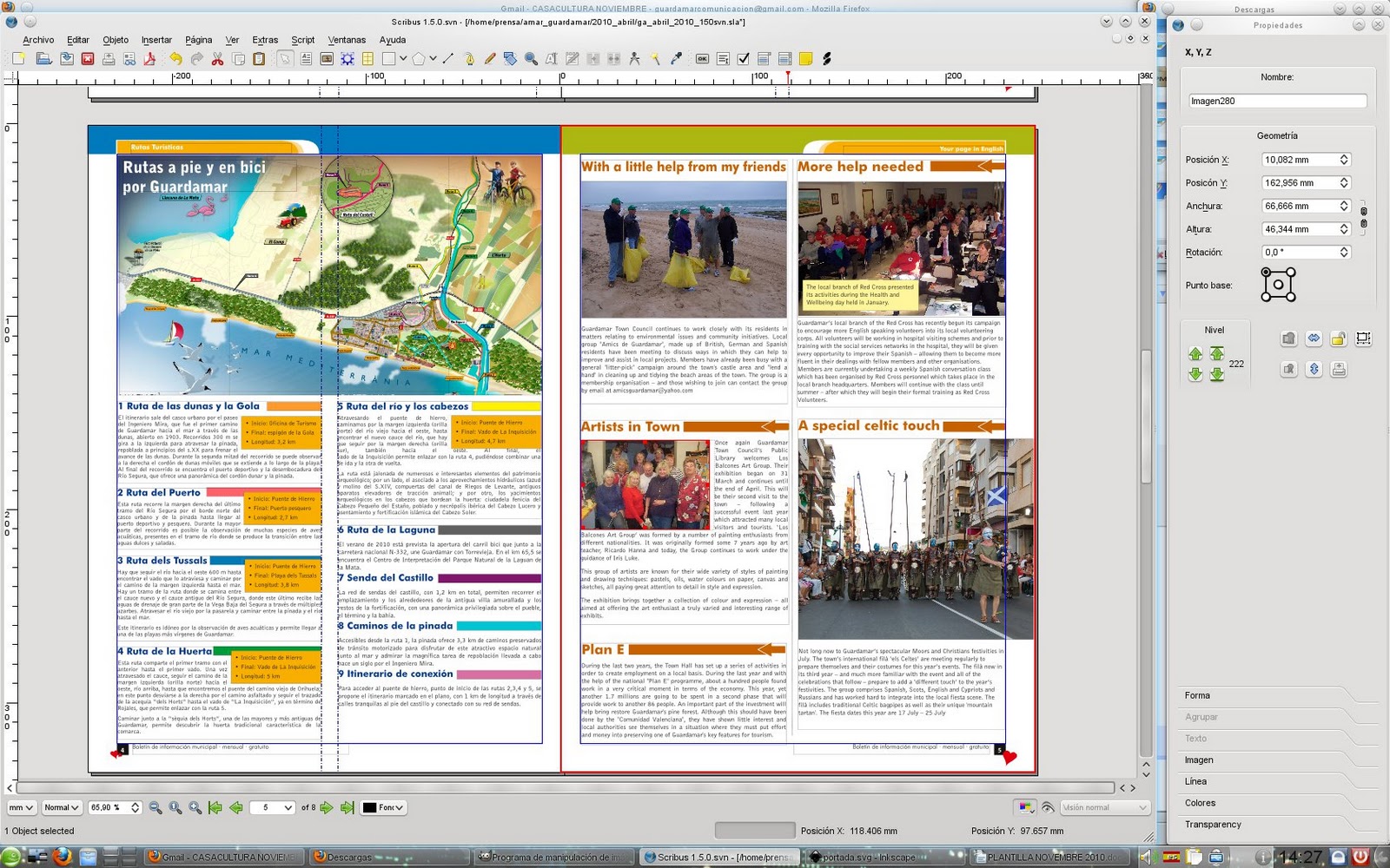 Un Software de autoedición Scribus