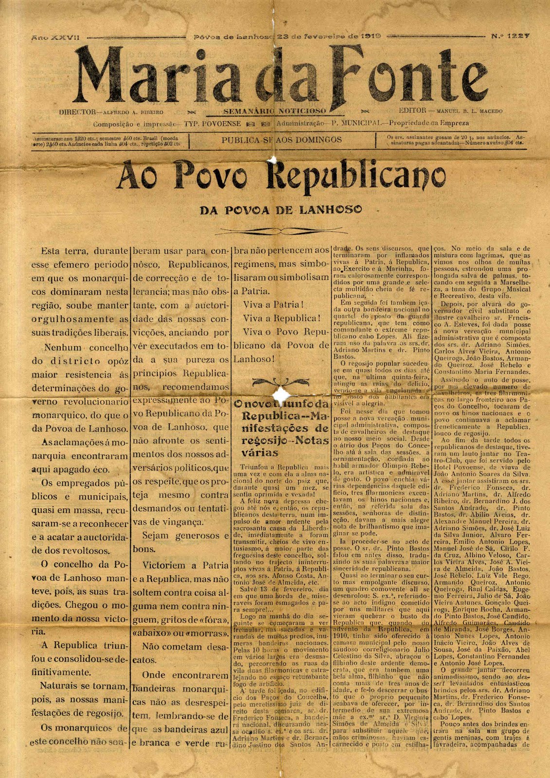 Jornal Maria da Fonte