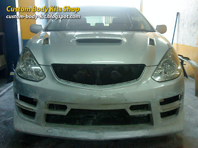 Toyota Caldina Body Kit in progress | Custom Body Kits Shop Malaysia