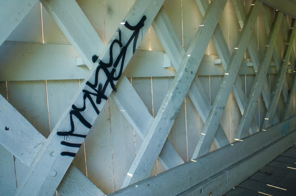 Delaware Anti Graffiti Brigades: Ashland Covered Bridge