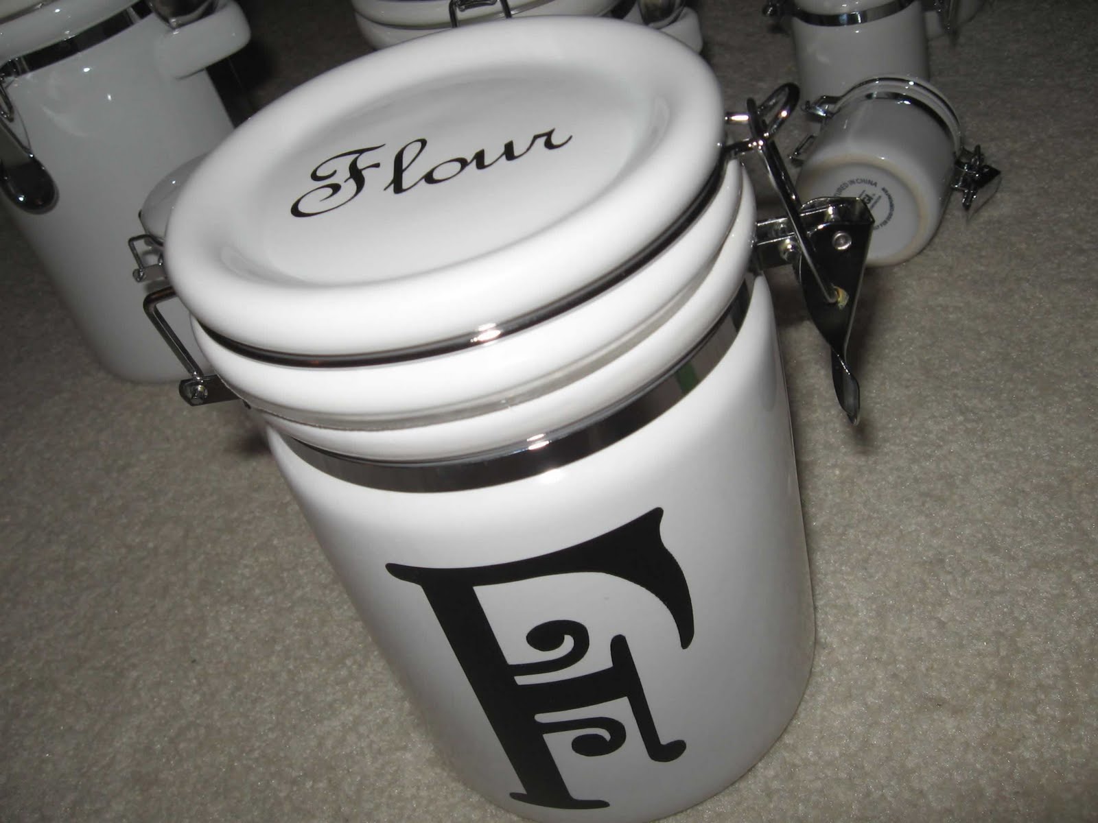 Generally Creative: Custom Kitchen Canisters