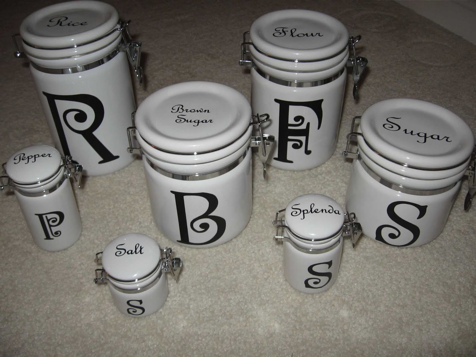 Generally Creative: Custom Kitchen Canisters