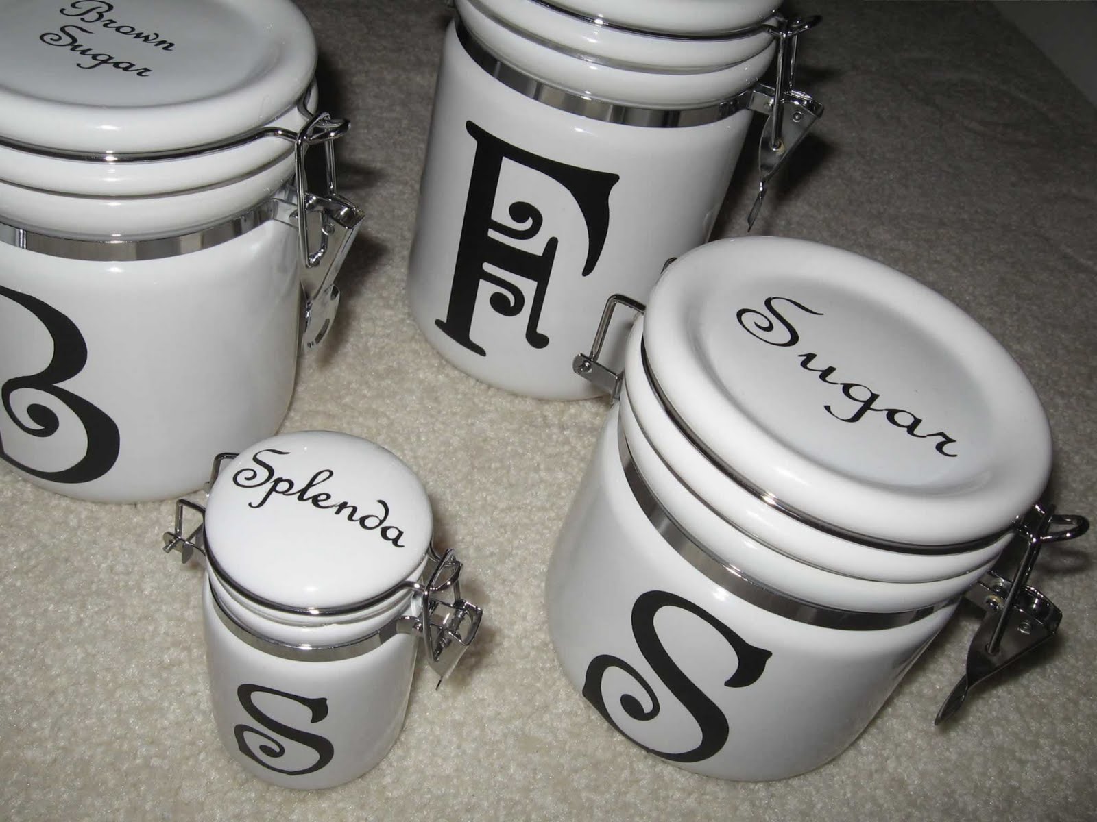 Generally Creative: Custom Kitchen Canisters
