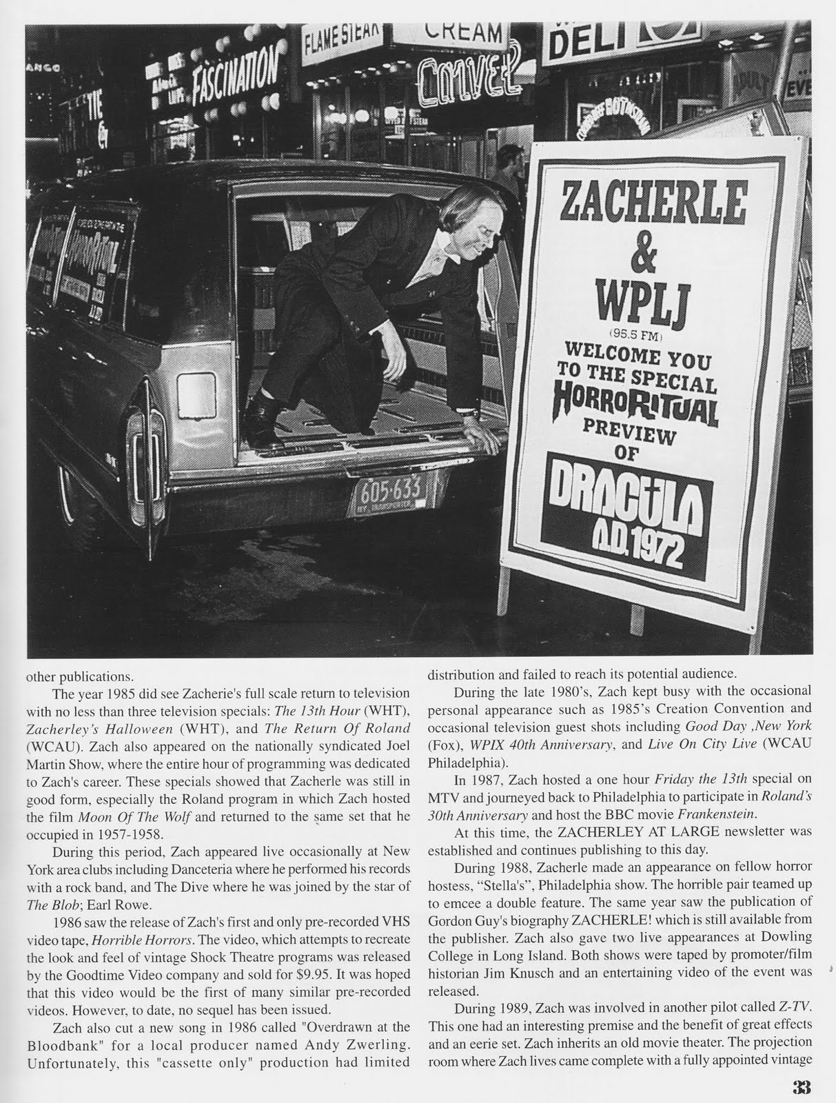 Magic Carpet Burn: Zacherley, The Cool Ghoul - America's #1 TV Horror Host