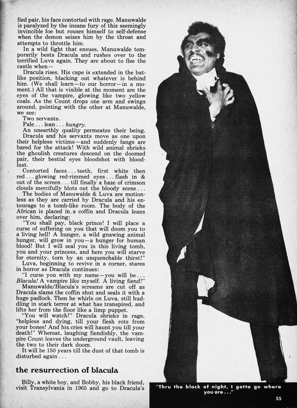 Magic Carpet Burn: Famous Monsters Of Filmland #91 and #95, Blacula OST