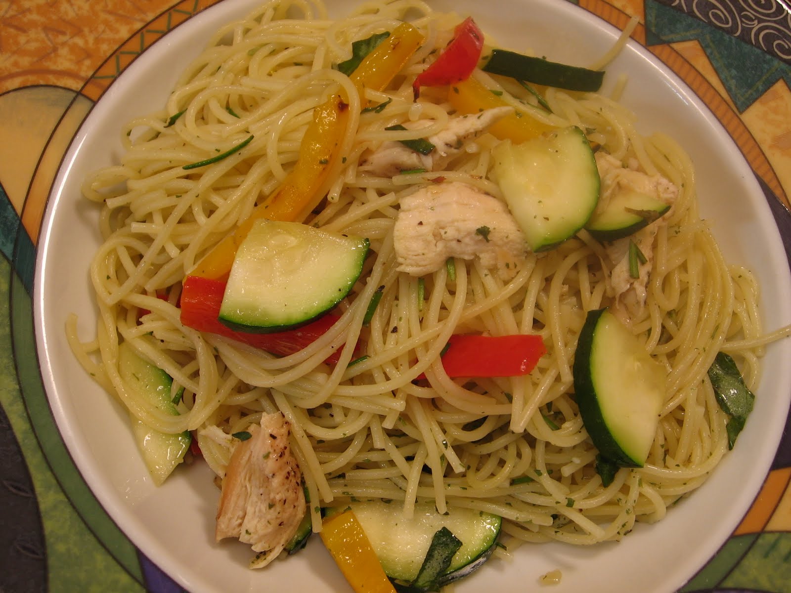 Jenn's Food Journey: Grilled Chicken & Veggie Pasta