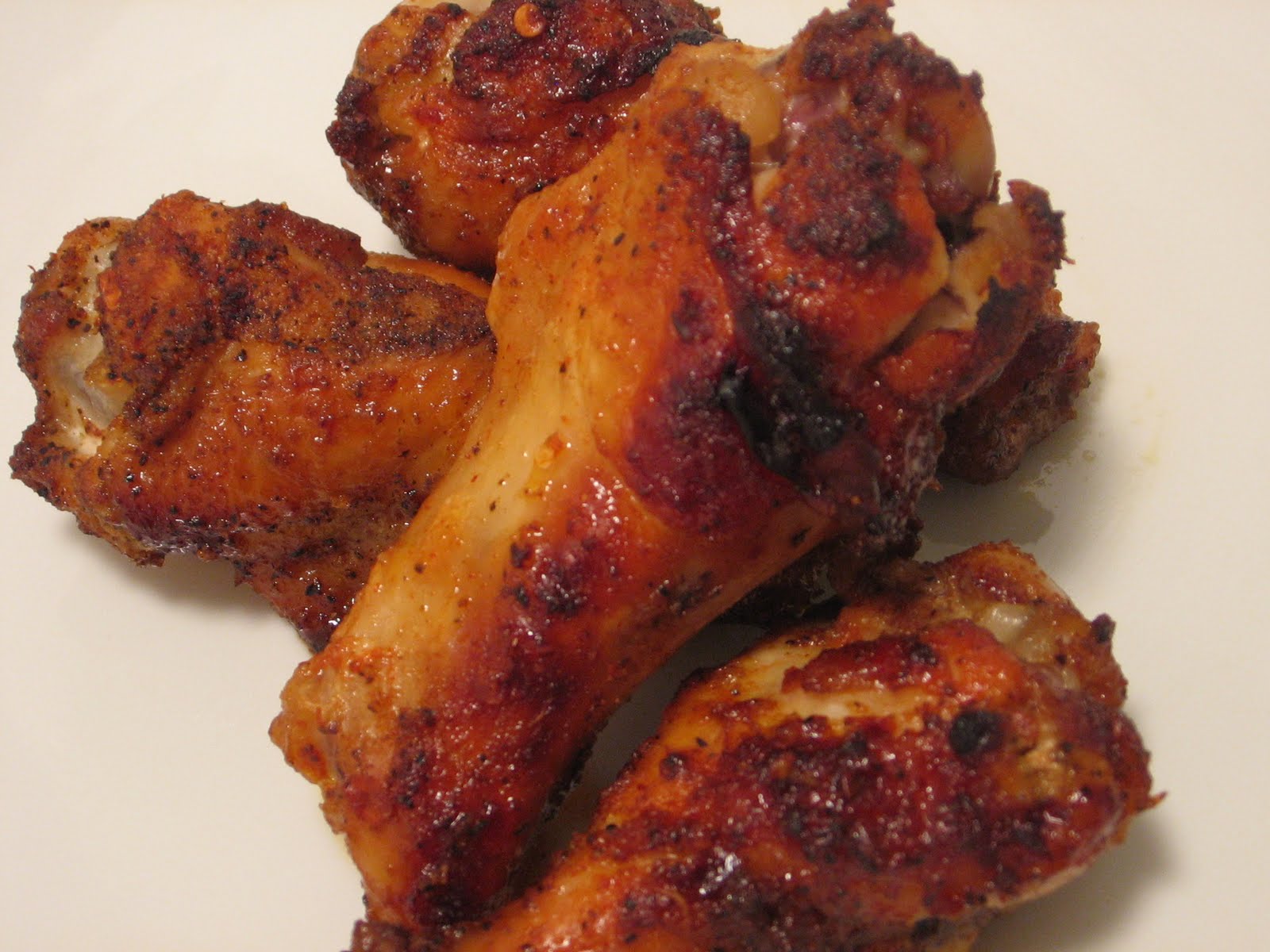 Jenn's Food Journey: Smoked Sweet and Spicy Chicken Wings...er...Drummettes