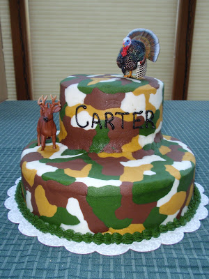 Saving Doug's Sanity: How I made a camouflage cake, inside and out!