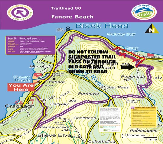 West of Ireland Mountain Bike Trails.: Blackhead loop