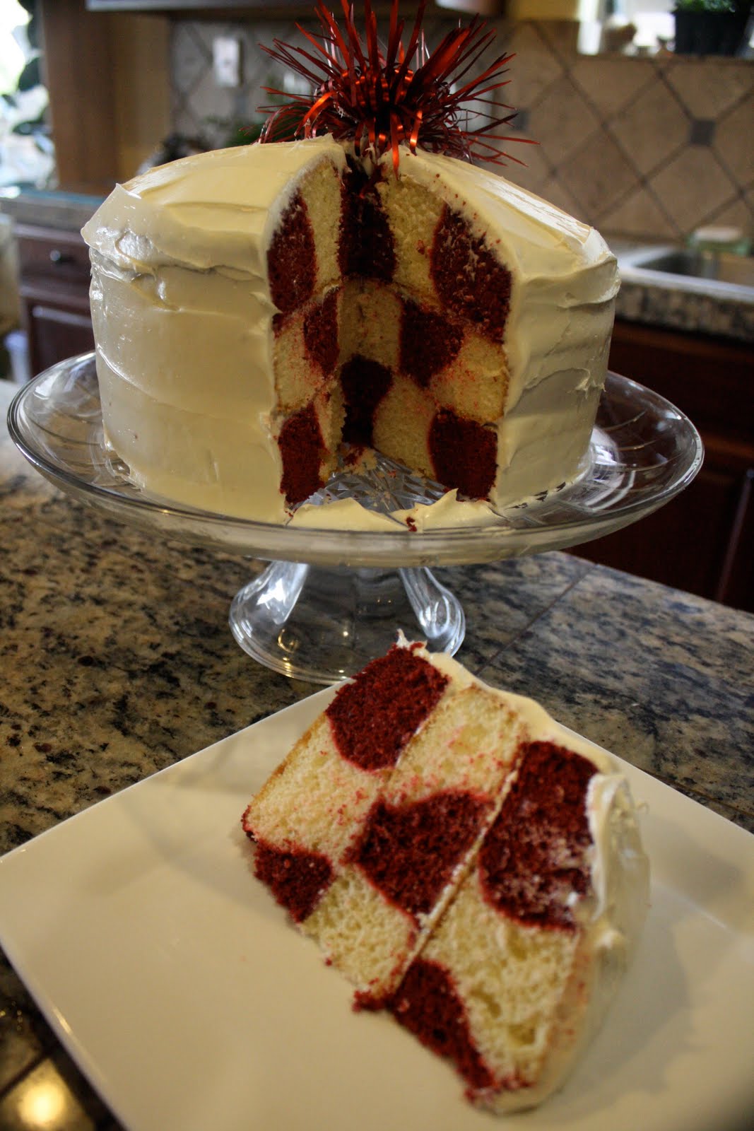 The Project Table: Foodie Friday! ~Checkerboard cake~