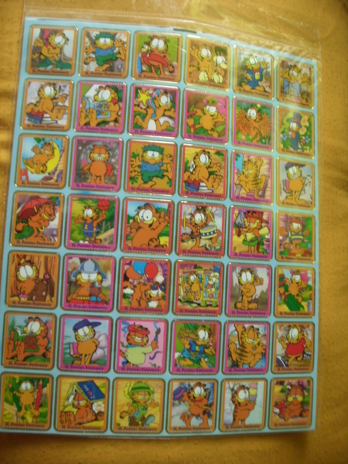 A Thousand Words in a Picture: Garfield Stickers