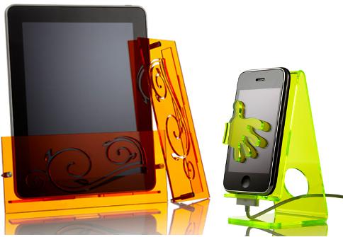 Must Have Gifts: Acrylic iPhone and iPad holders