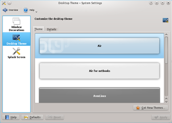 AvmLinux - Blog: Incrementando o visual do KDE 4