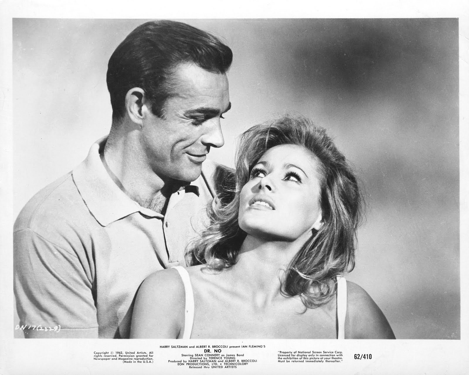 Movie Memorabilia Emporium: Dr. No (1962) Black and white lobby cards
