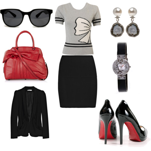 Mira Magazine: Polyvore, work outfits..