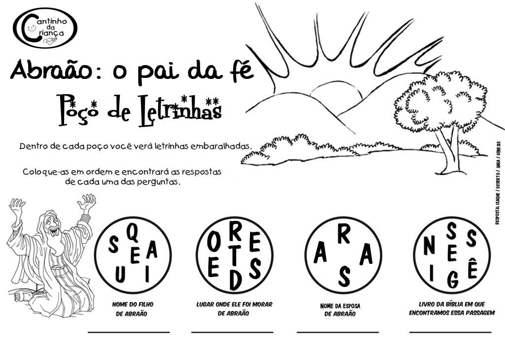 Catequese de Cristo: A HISTÓRIA DE ABRAÃO É NOSSA HISTÓRIA Catequese de Cristo: A HISTÓRIA DE ABRAÃO É NOSSA HISTÓRIA