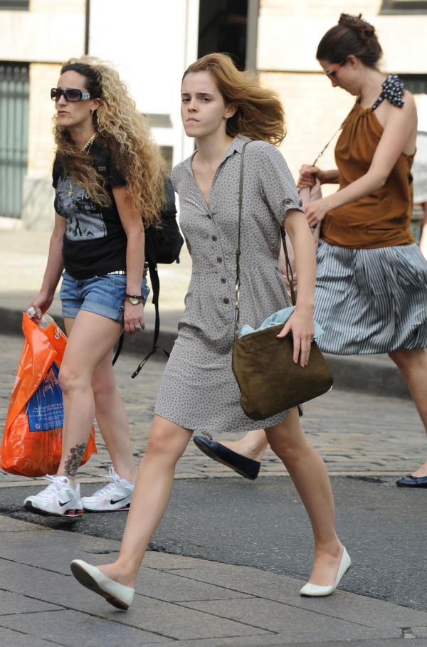 Emma Watson: Emma Watson walking in Soho after leaving Mercer Kitchen ...