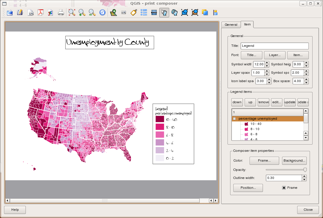 Barry Rowlingson's GeoSpatial Blog: Choropleth mapping challenge in Qgis