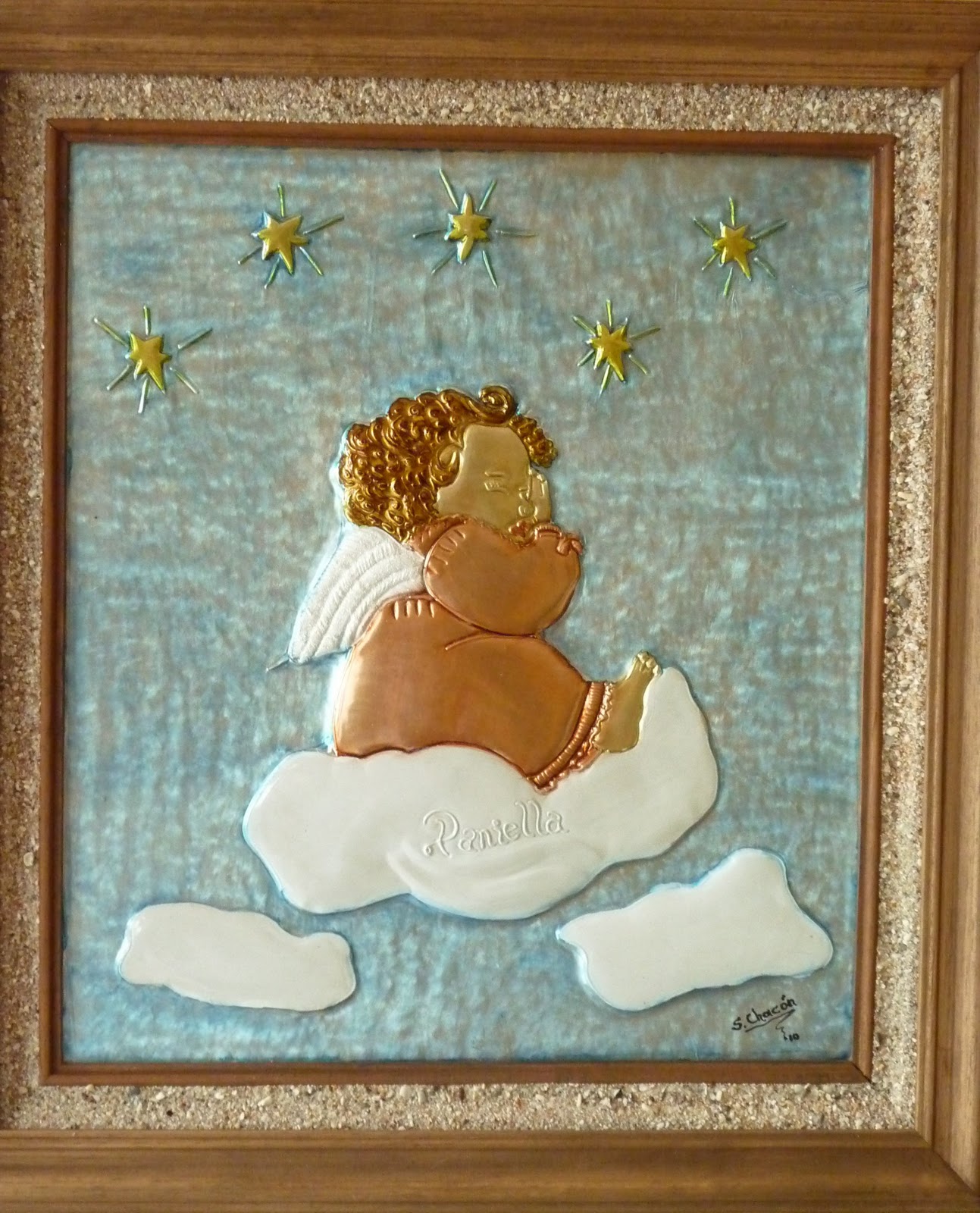 Artesanias Repujadas En Aluminio: Cuadros en Tecnica de Repujado