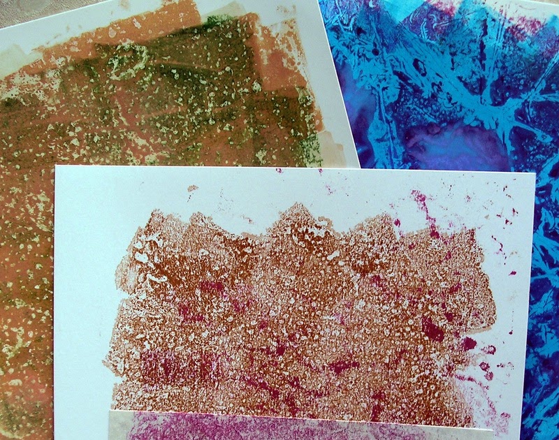 The Artful Mama: Monoprinting Technique: