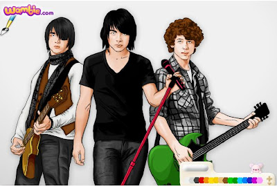 Jonas Magazine Blog: Camp Rock Coloring Game :D