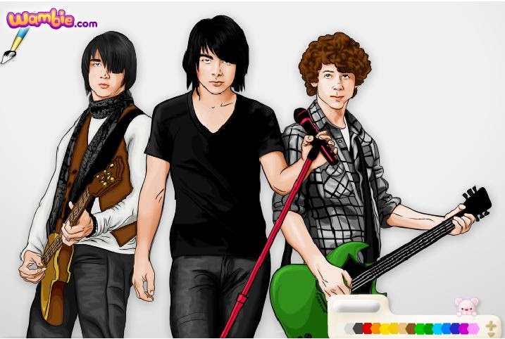 Jonas Magazine Blog: Camp Rock Coloring Game :D