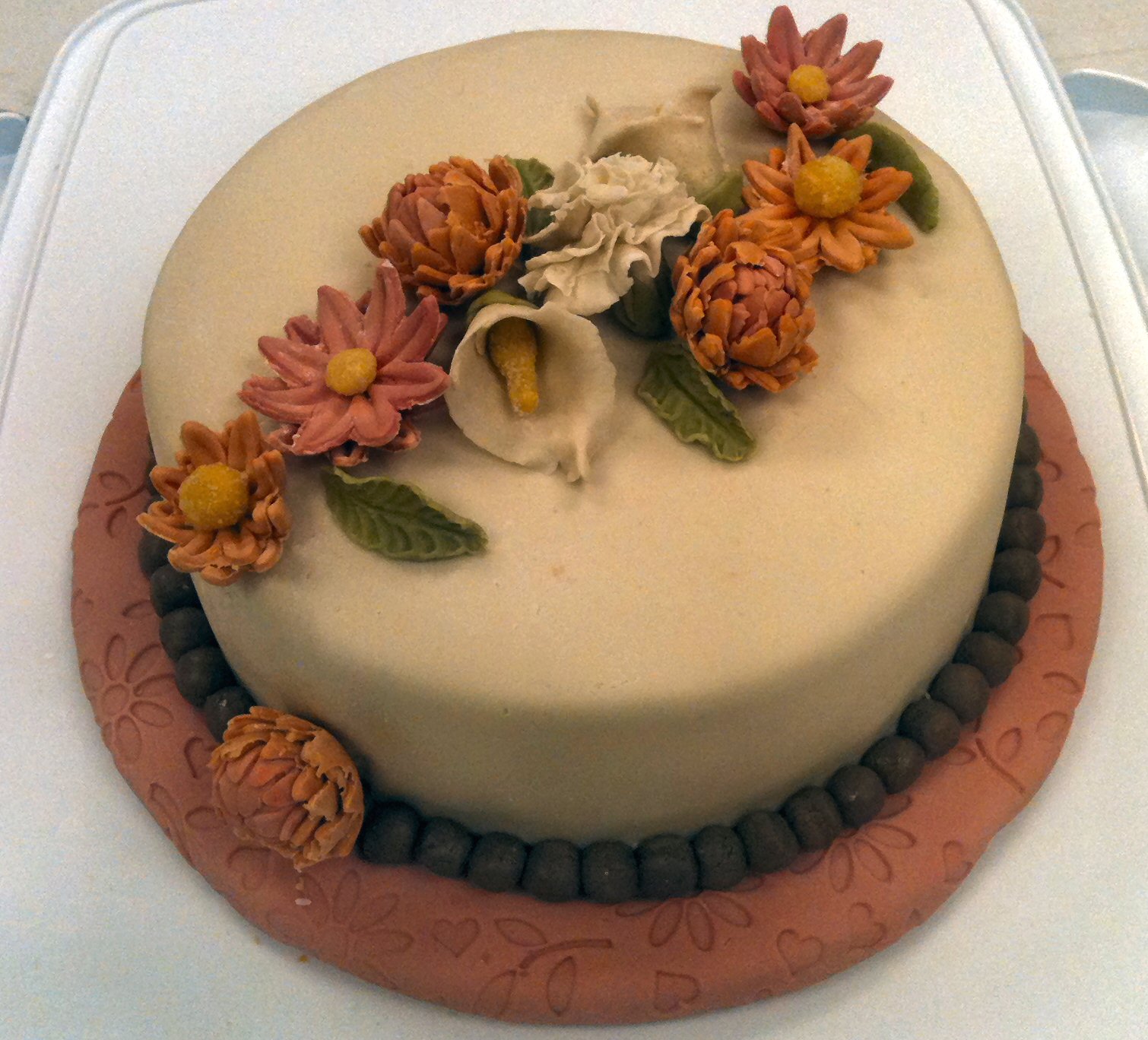 Cake Decorating by Sonia: October 2010 - Gum Paste & Fondant Final Cakes