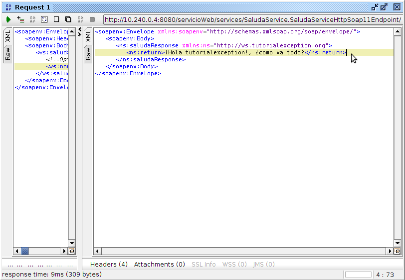 TutorialException (deprecated): Web Service con Maven + Axis2 + Spring framework