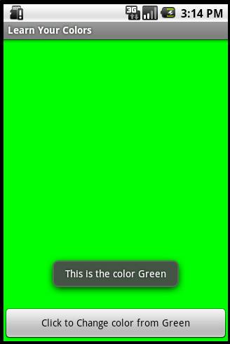 Edutainment Android Apps: Learn Your Colors