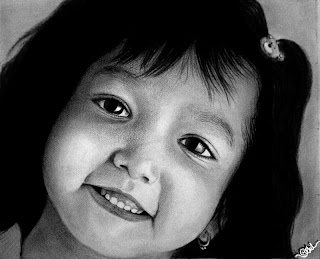 Pencil shading - cute baby | PoornaLalithaKala