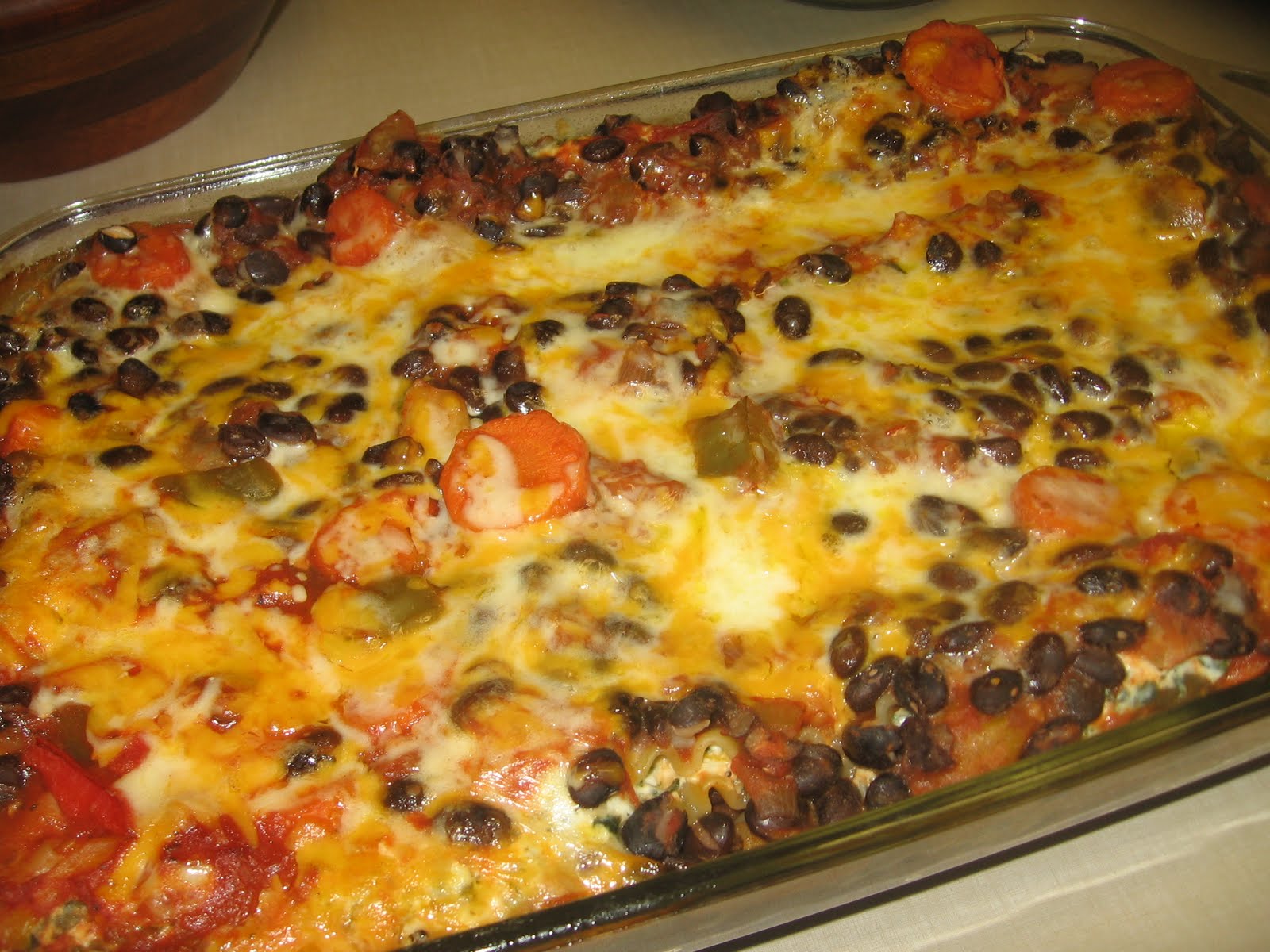 Lucy's Kitchen: Spinach and Black Bean Lasagna