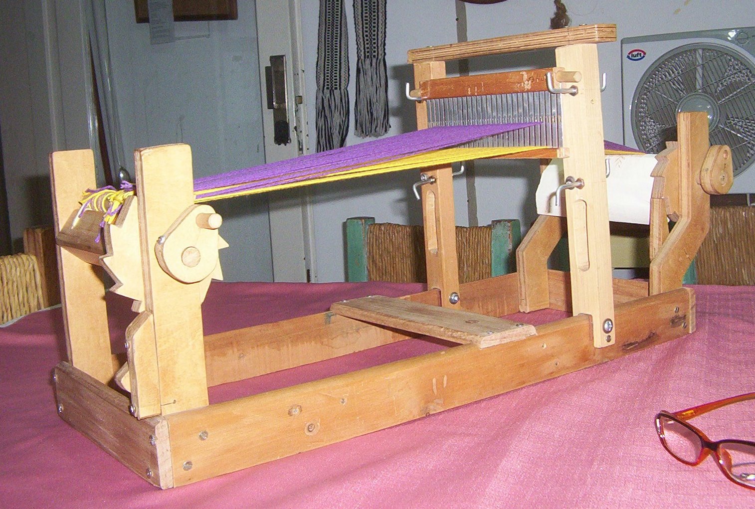 Graciela Foradori, taller de telar, arte textil, macramé, sprang: El ...