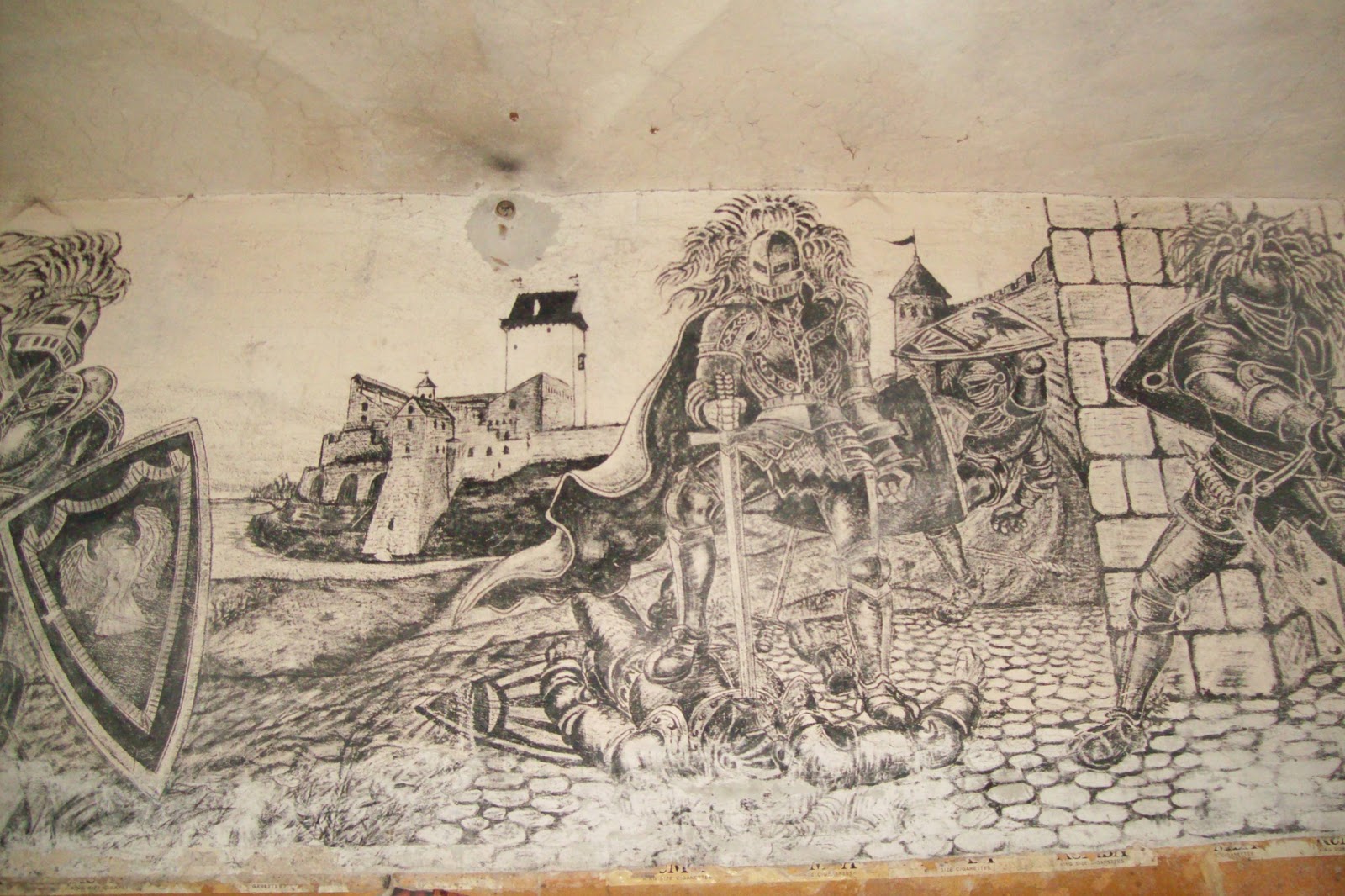 McMad's Cycles'n'Crap: Prison art on the cell wall