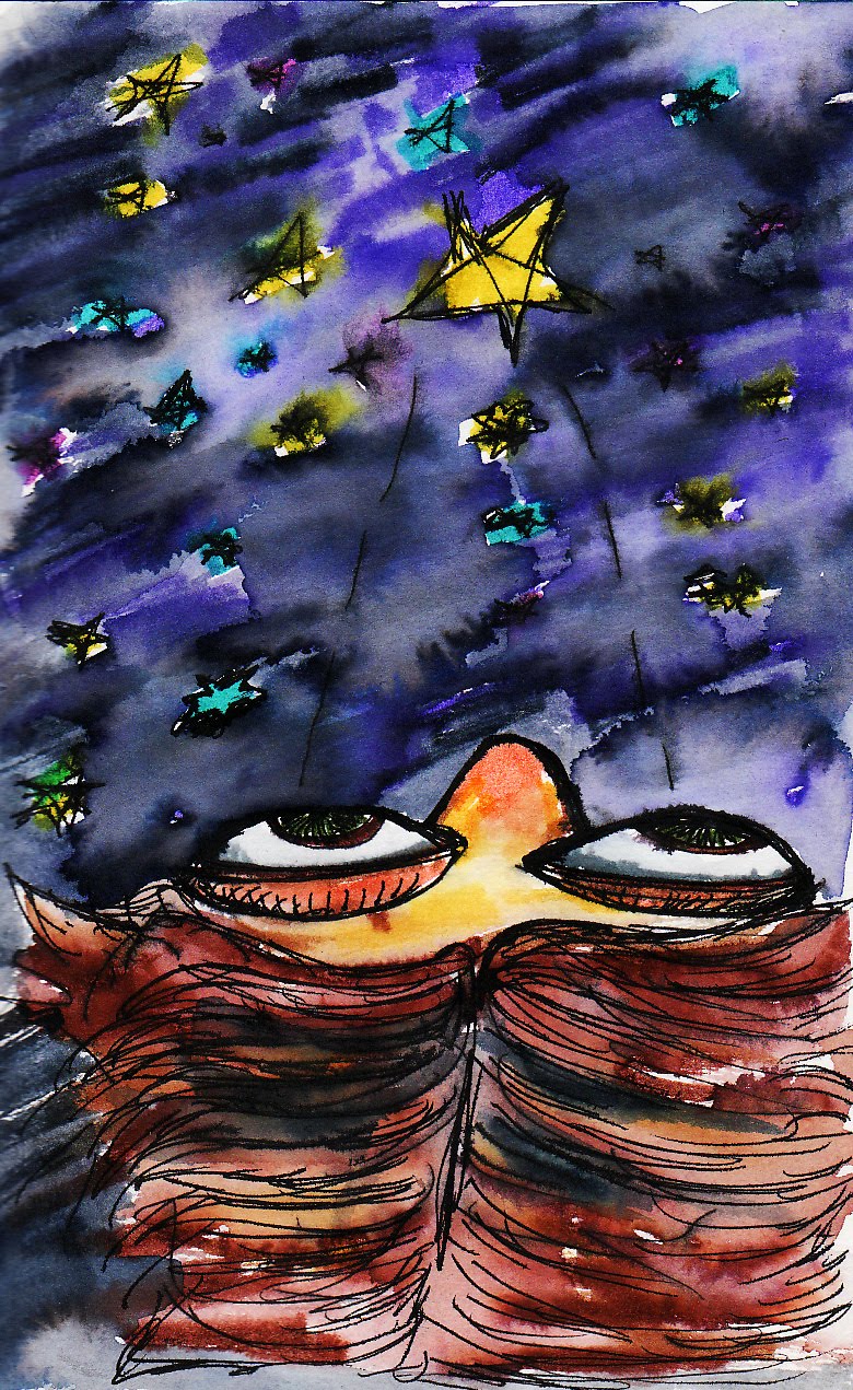 Julia's Art Mark: Illustration Friday- Star Gazing