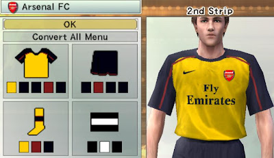 Wepes Upgrade: Arsenal Kits 08/09