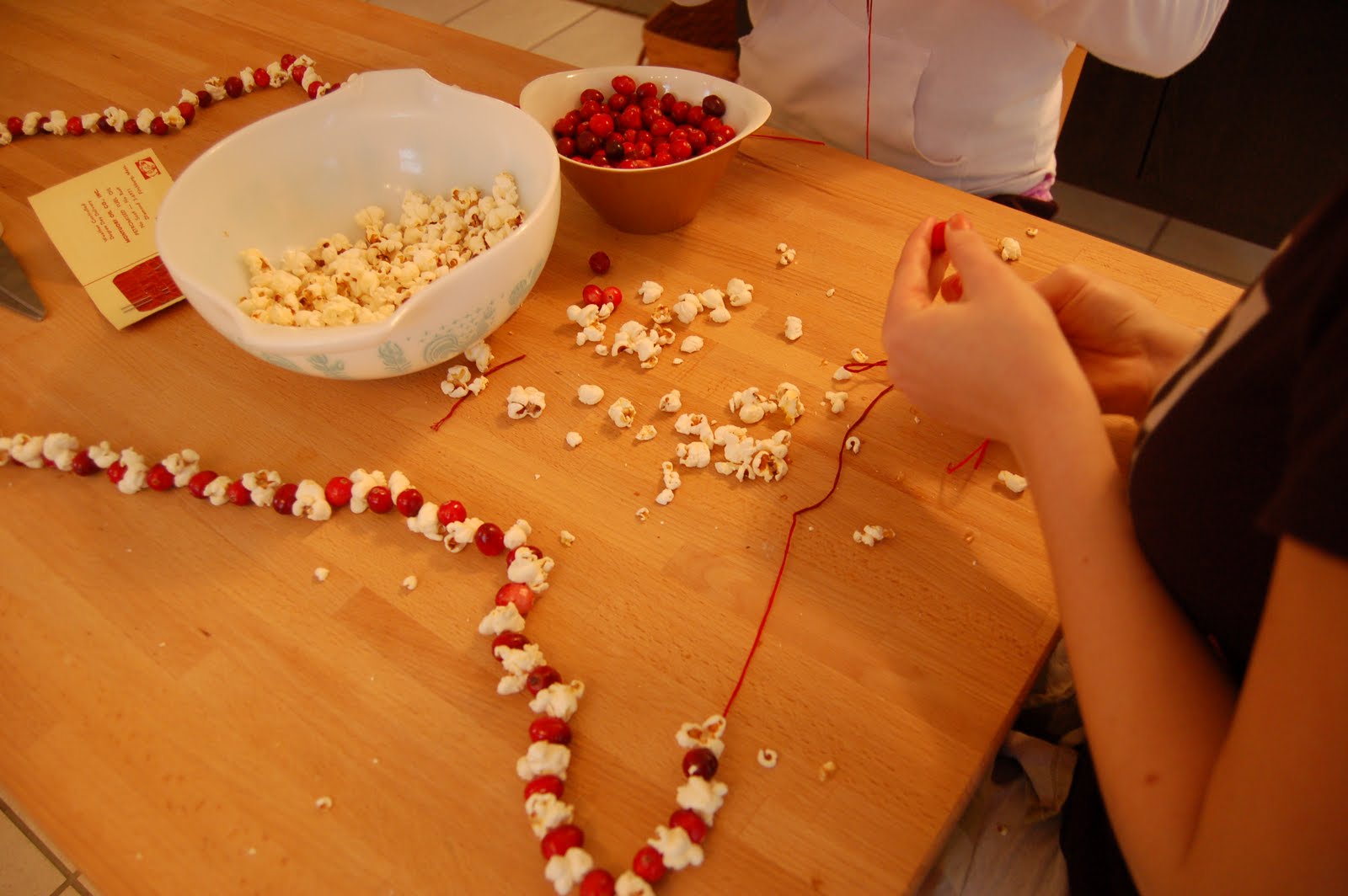art esprit: The simple art of making popcorn chains