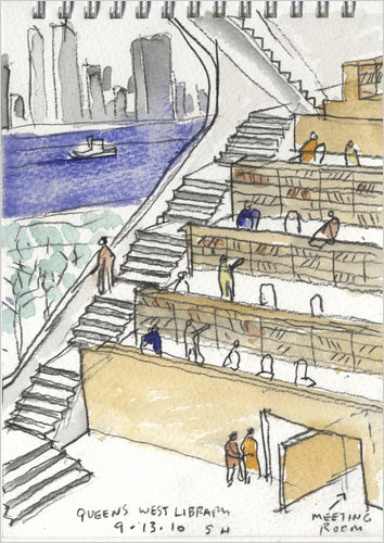 Urban Lab Global Cities (ULGC): Queens Library at Hunters Point, by ...