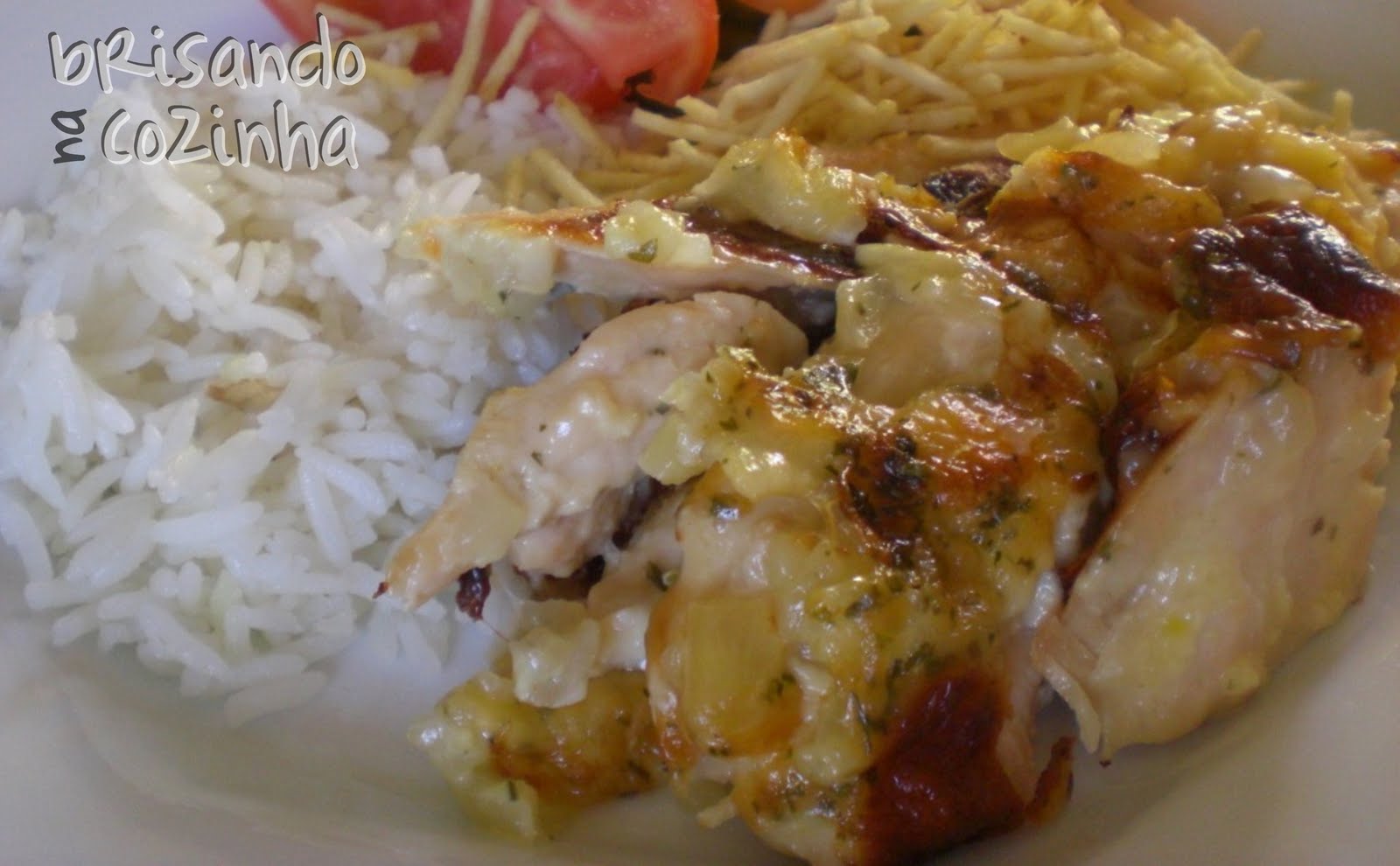 Brisando na Cozinha: Frango Mitido