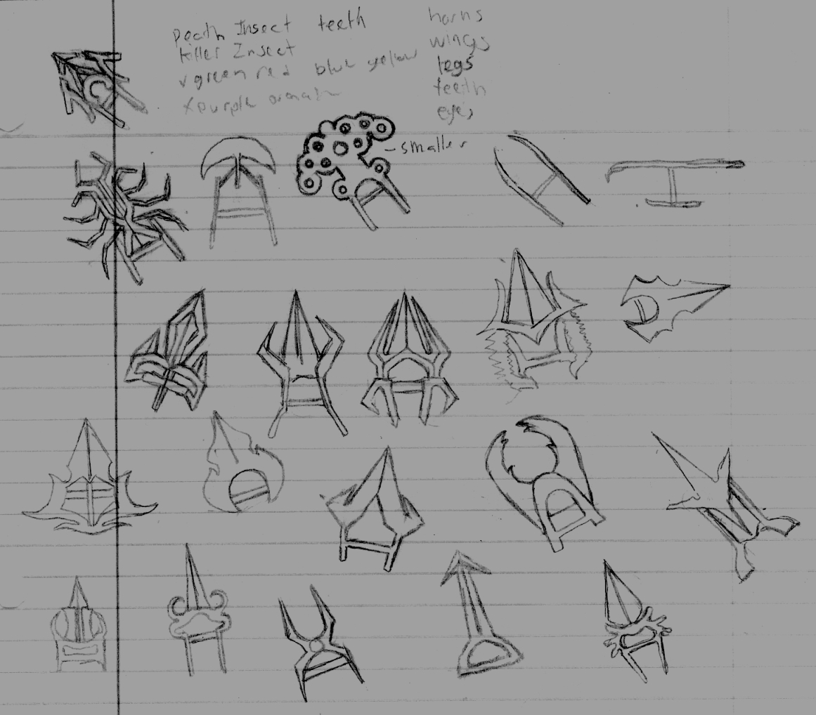 like hell.: drawings 7: mess of fantasy weapon designs