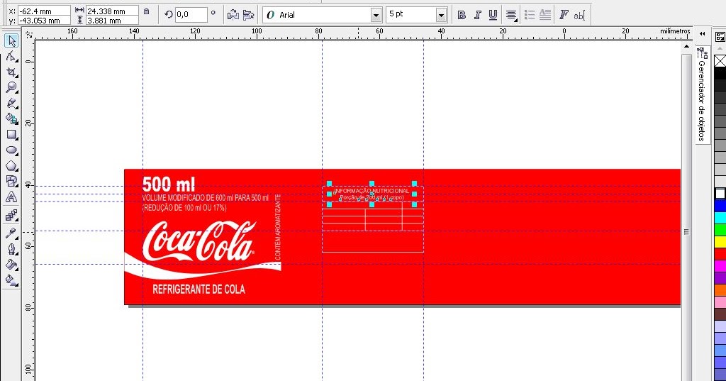 Rótulo de Coca-Cola 500 ml - Coca cola label - Laureano Engenharia de ...